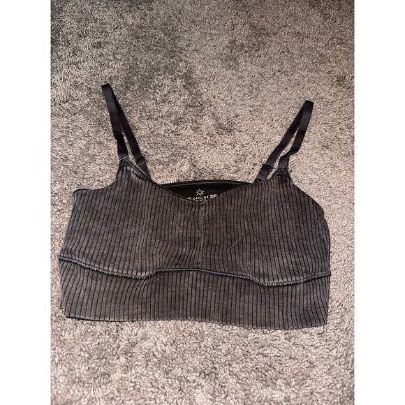 aerie | Intimates & Sleepwear | Aerie Brown Sports Bra | Poshmark